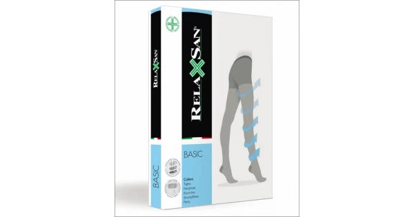 Ciorapi pantalon compresie medie 18-22 mmHg 140 DEN bej